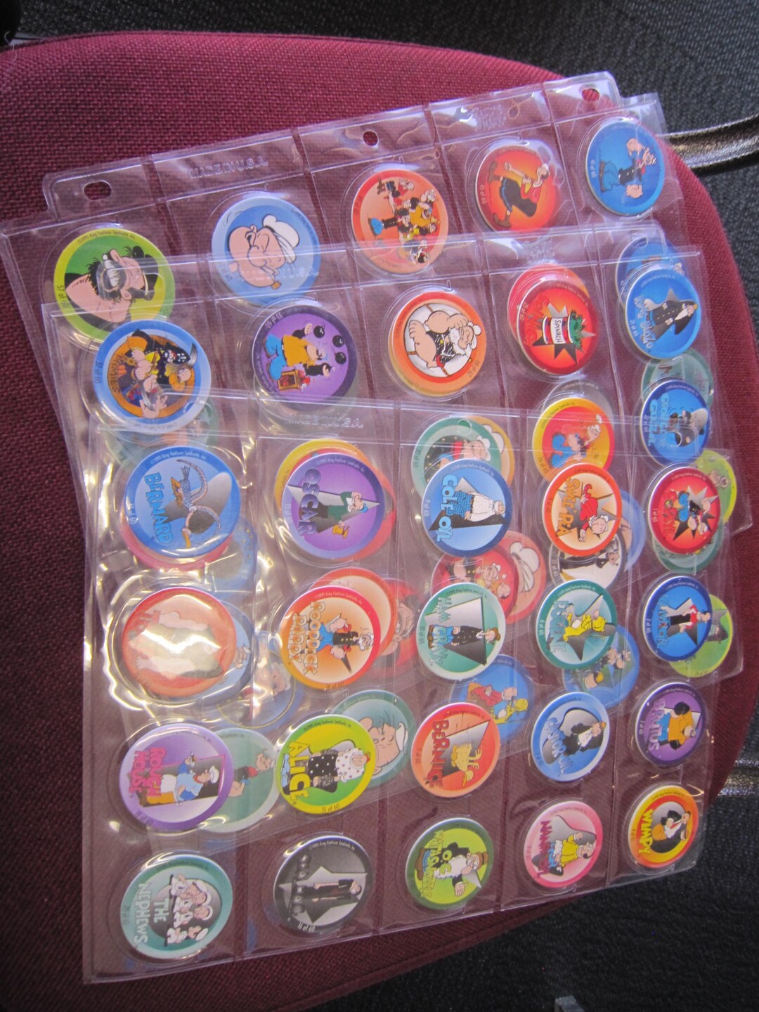 1995 Popeye Pog Set - #1 to #60 Complete, Mint - Etsy