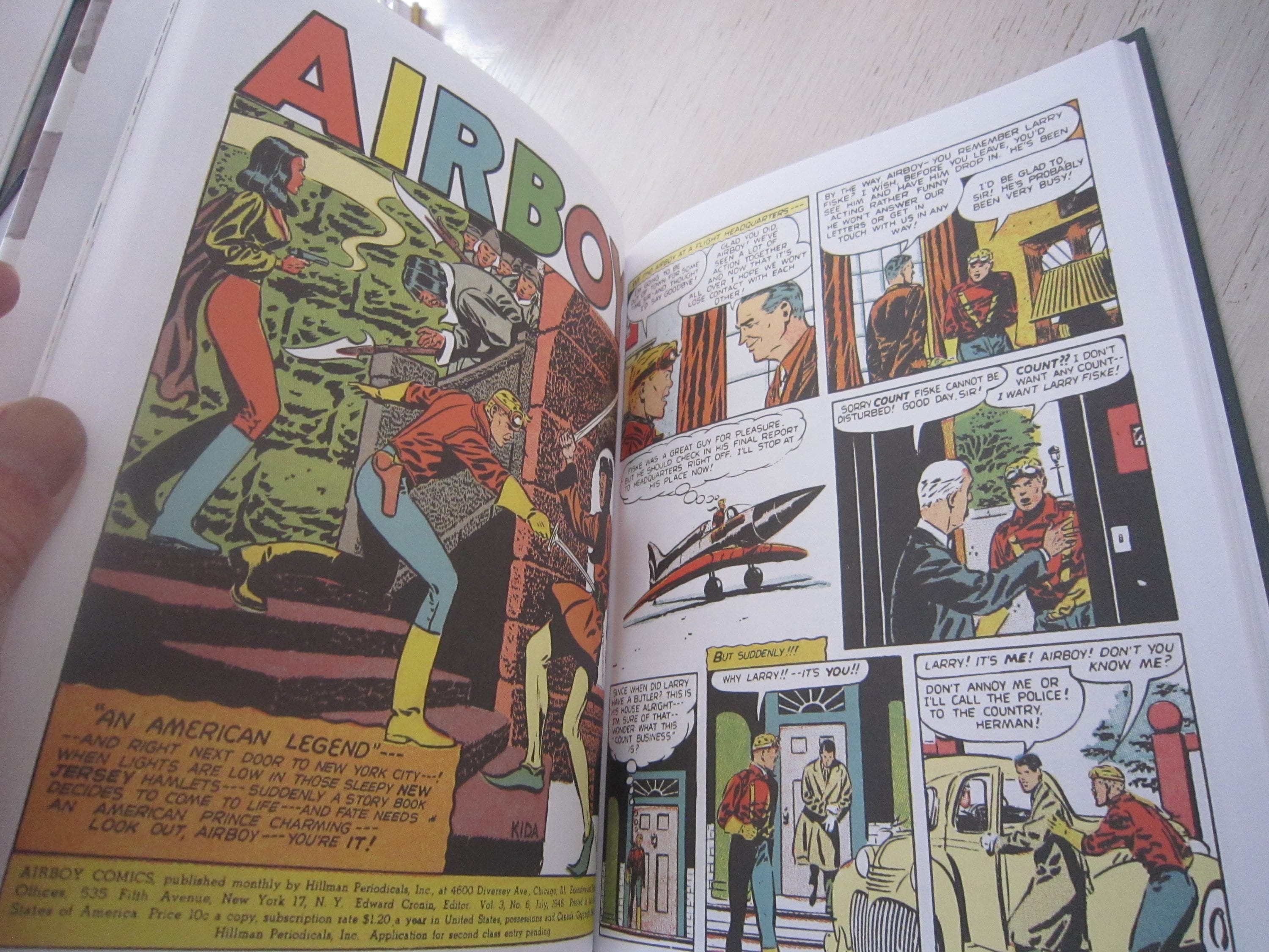 The Complete Golden Age Airboy and Valkyrie Hardcover - Etsy