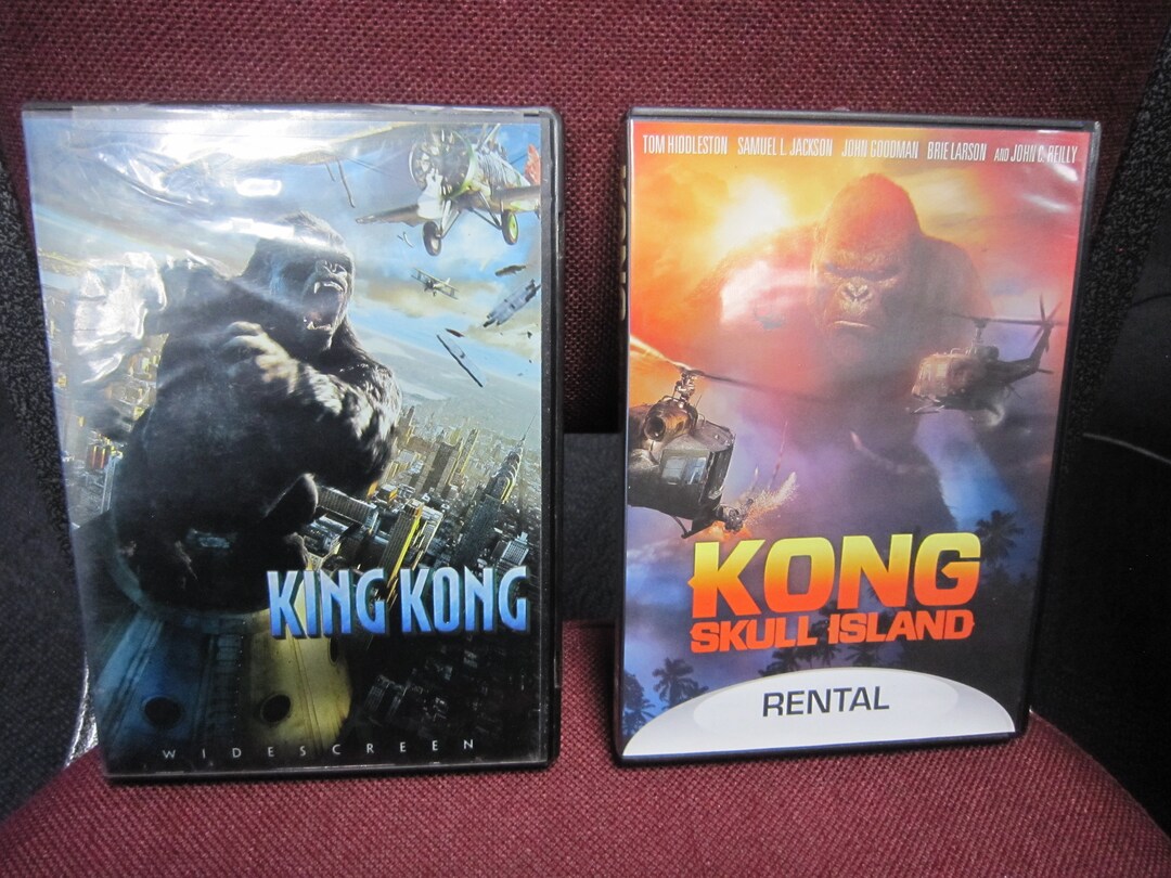 King Kong and King Kong Skull Island Dvd's - Etsy