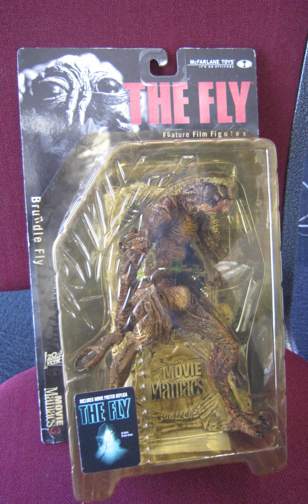 Mcfarlane Toy the Fly M.O.C. Movie Maniacs, Brundle Fly - Etsy