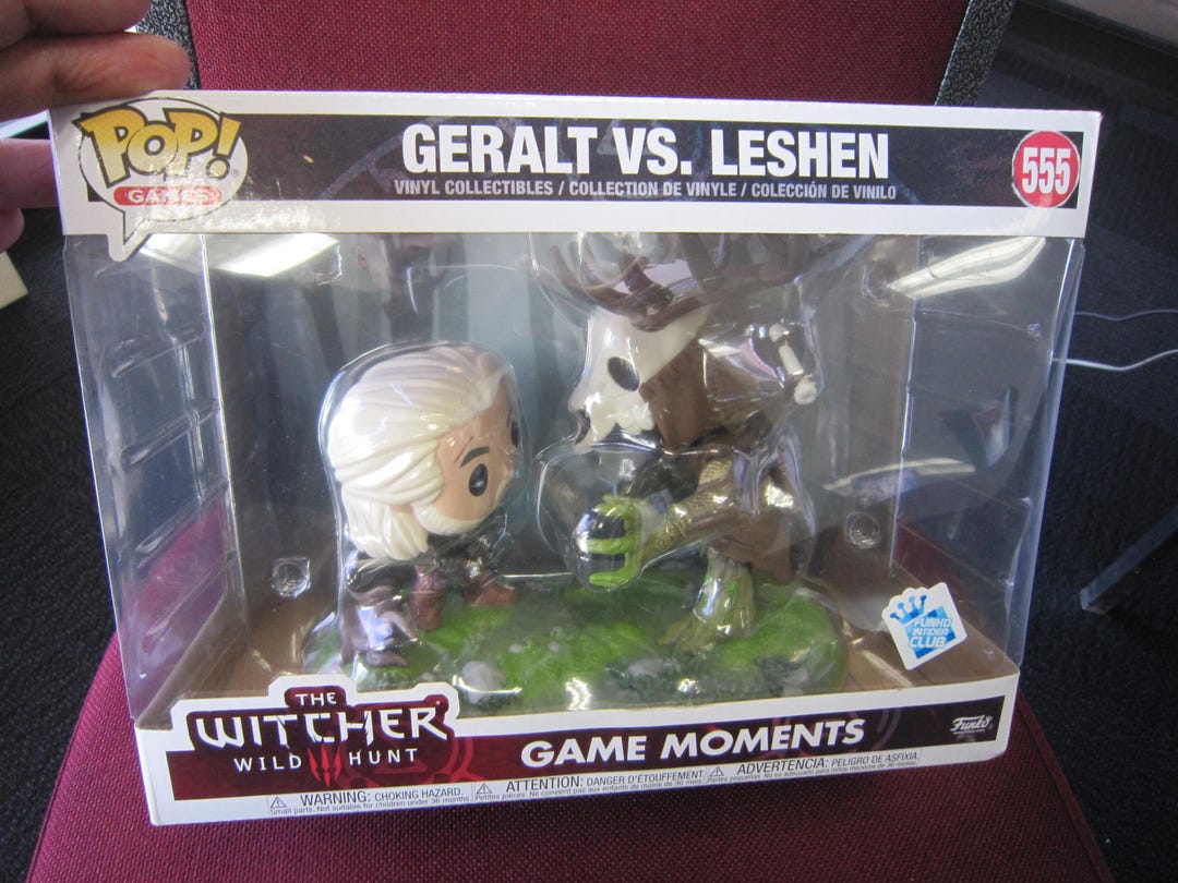 Funko Pop #555 Vaulted the Witcher, Game-stop - Etsy