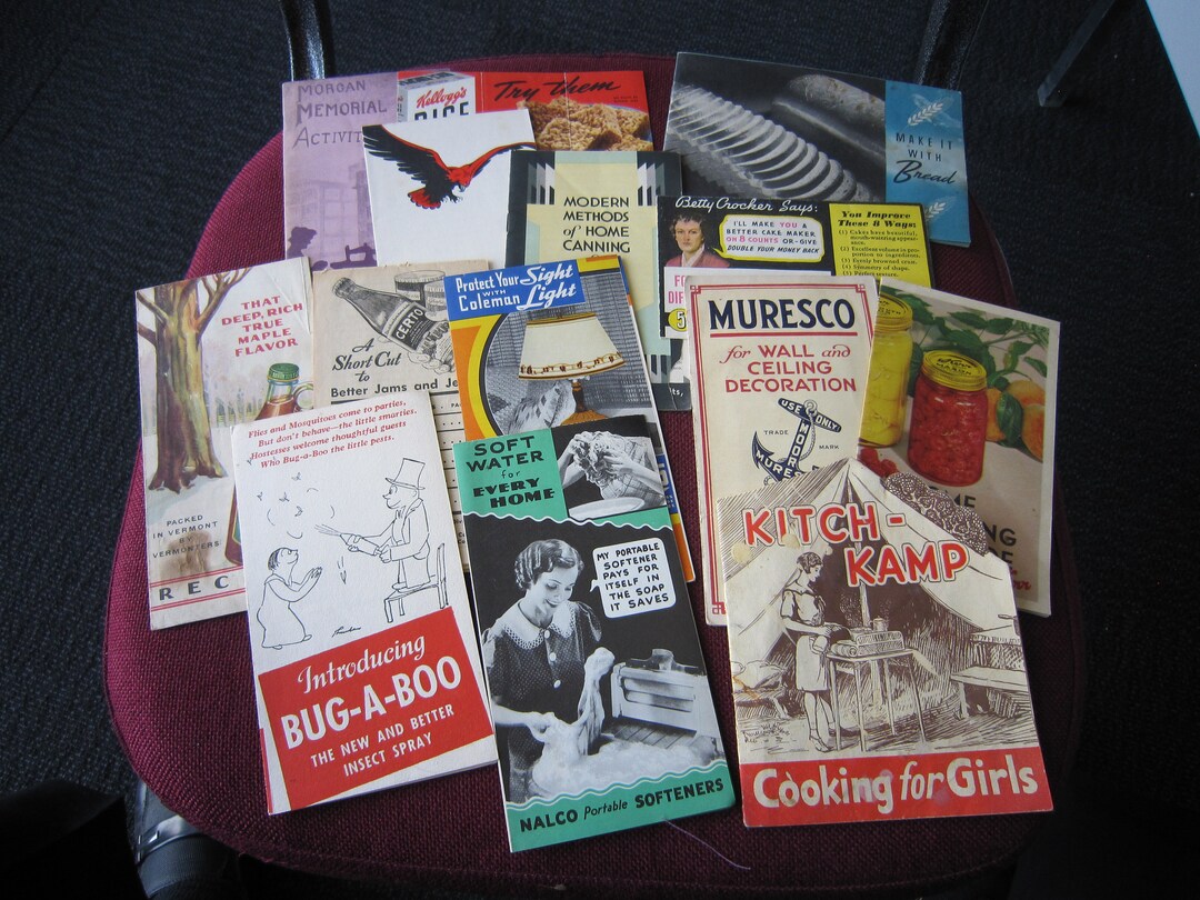 1920's & 1930's Pamphlets Lot - Excellent Shape - Etsy