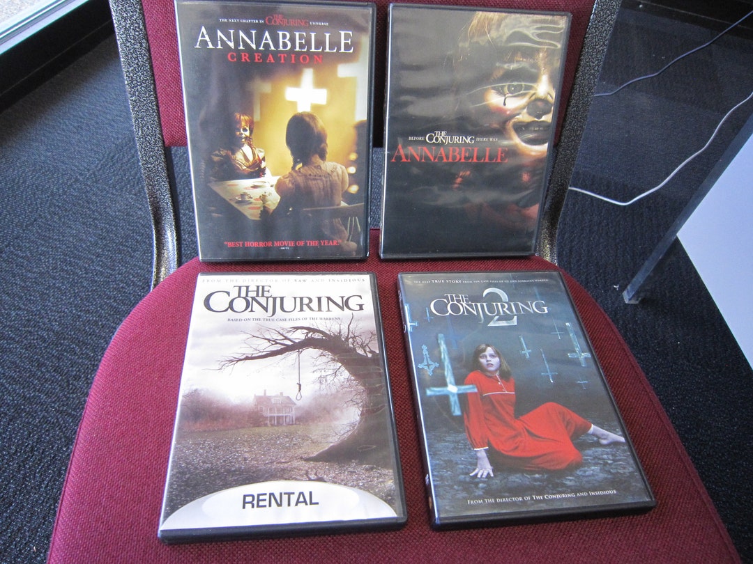 The Conjuring DVD Lot With Annabelle - Horror - Etsy