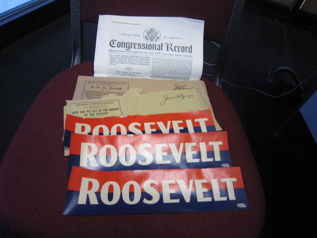FDR 1940 Original Bumper Stickers - Etsy