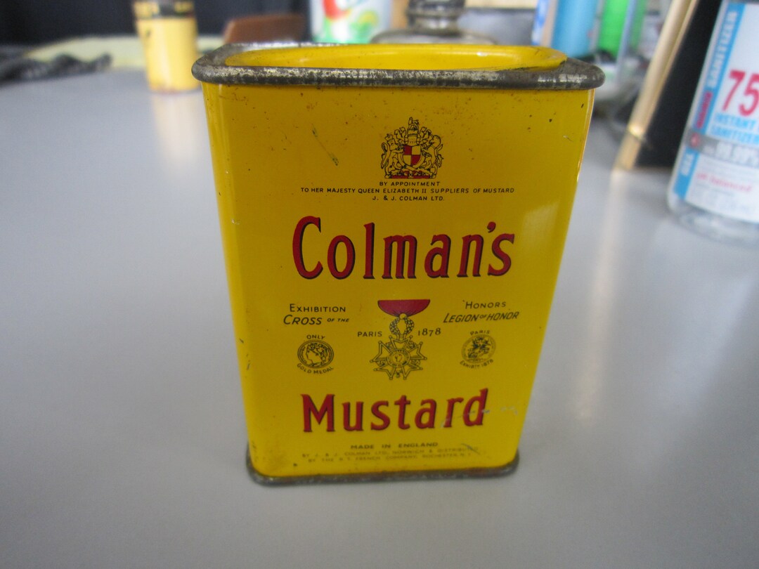 Vintage Colman's Mustard Tin - Etsy