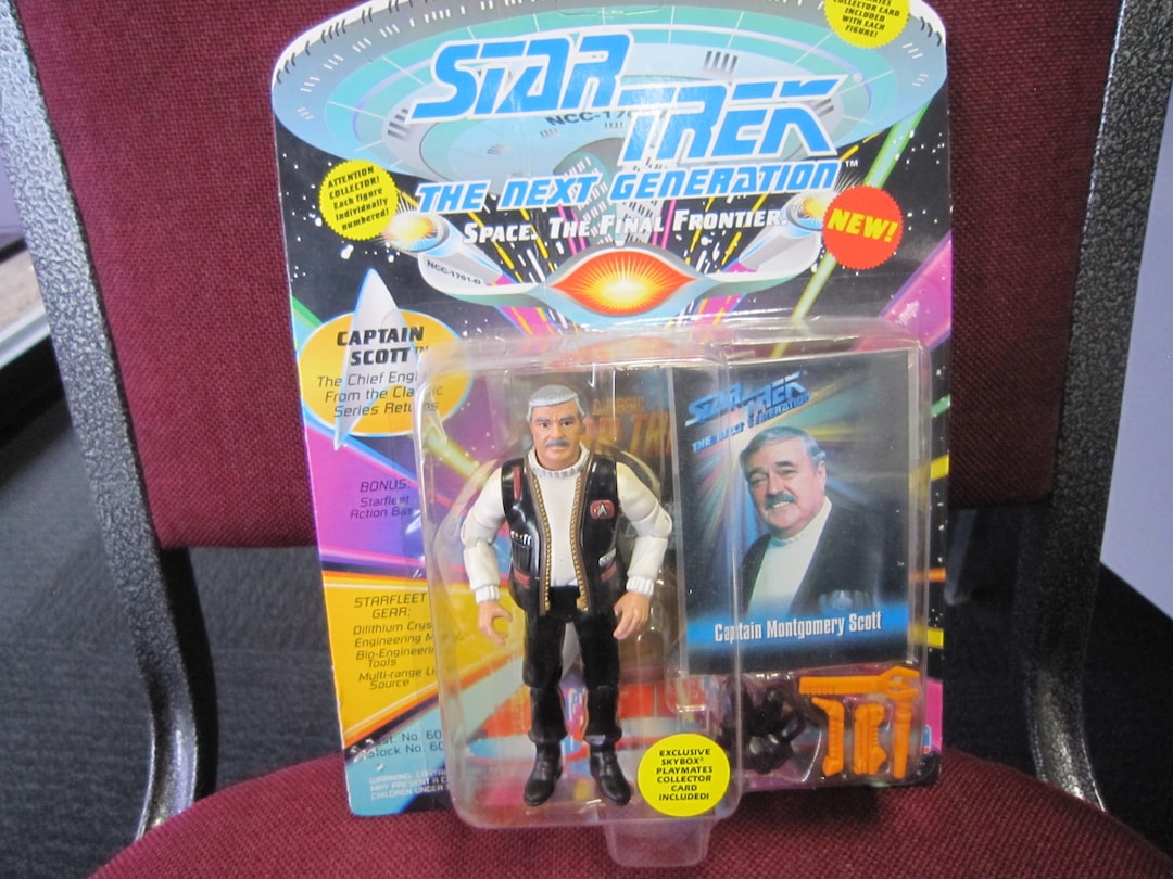1993 Star Trek TNG Captain Scott - Mint on Card Unpunched - Etsy