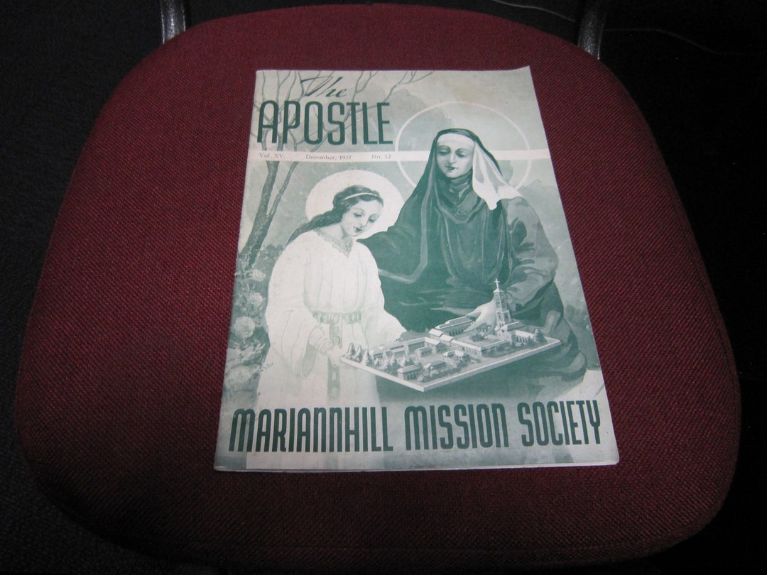 The Apostle Magazine December 1937 - Etsy