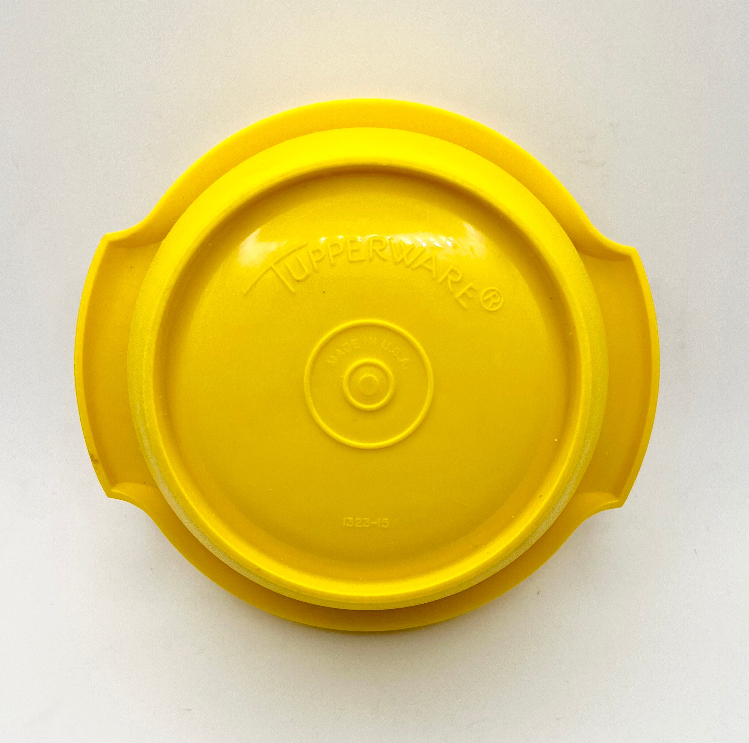 Vintage Tupperware Harvest Gold Round Bowl 1323-15 and Starburst Lid ...