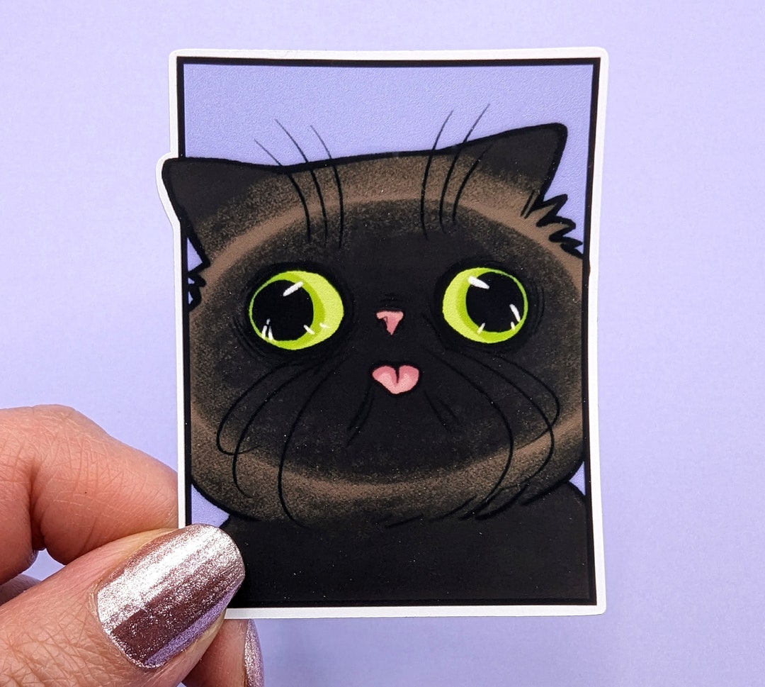 Thinking Goes Blep! Matte Laptop Stickers - Etsy