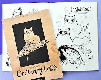 Artbook There Are No Ordinary Cats, Art Collection, Sketch Artbook ...
