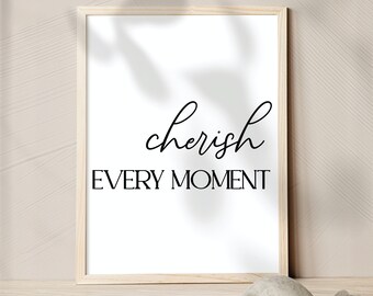 Cherish Quote | Etsy
