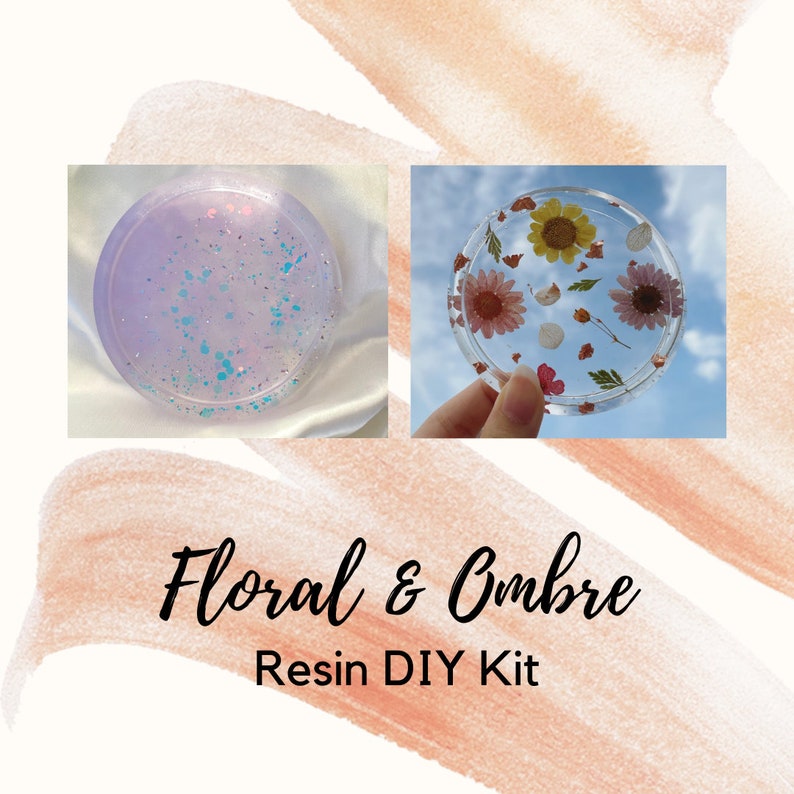 Resin DIY Kit Floral & Ombre - Etsy