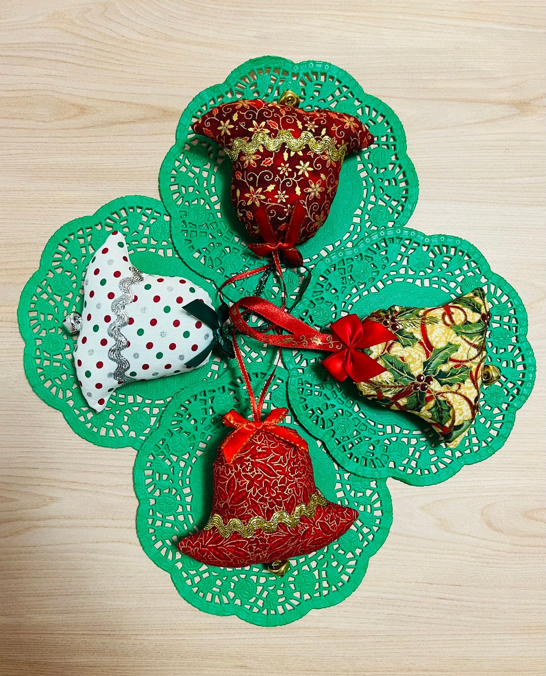 Christmas Ornaments Handmade Christmas Bells - Etsy