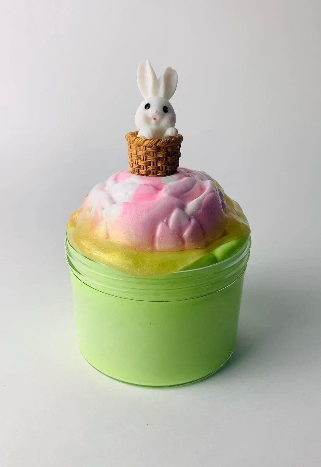 Dreamy Meadow | 8oz Sizzly Butter Slime + Clay Add-on & Charms | - Etsy