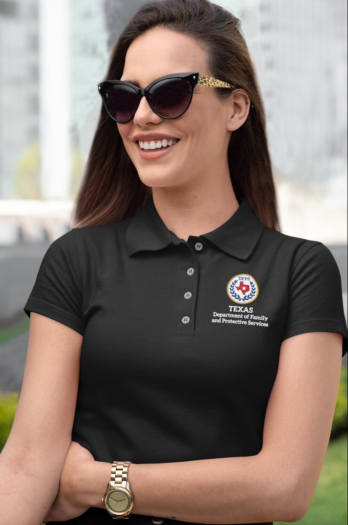 DFPS / HHS Polo Shirt Black - Etsy