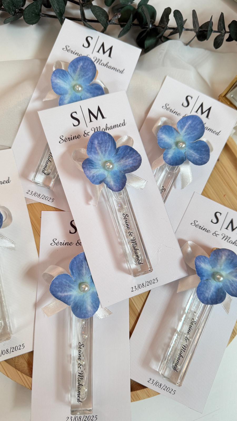 Wedding Pearl Design Cologne Gift in Spray Glass Bottle- Bridesmaid ...