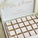 Personalized Wedding Favor Chocolate: Luxury Engagement Chocolate Box ...