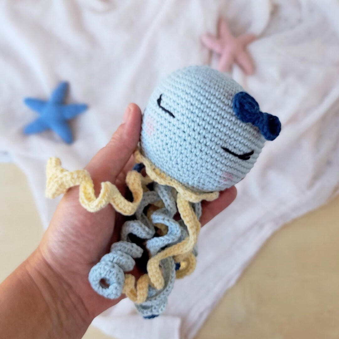Crochet Octopus Plush for Preemie, Nicu Octopus Gift in Organic Cotton ...