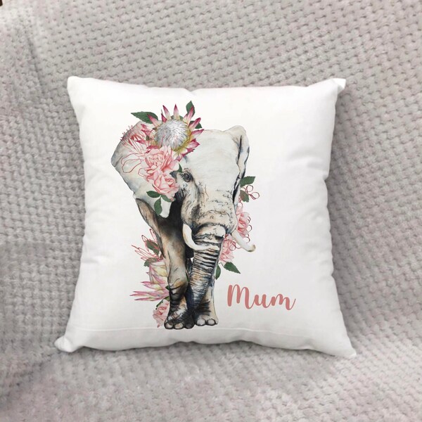 Elephant Cushion - Etsy UK