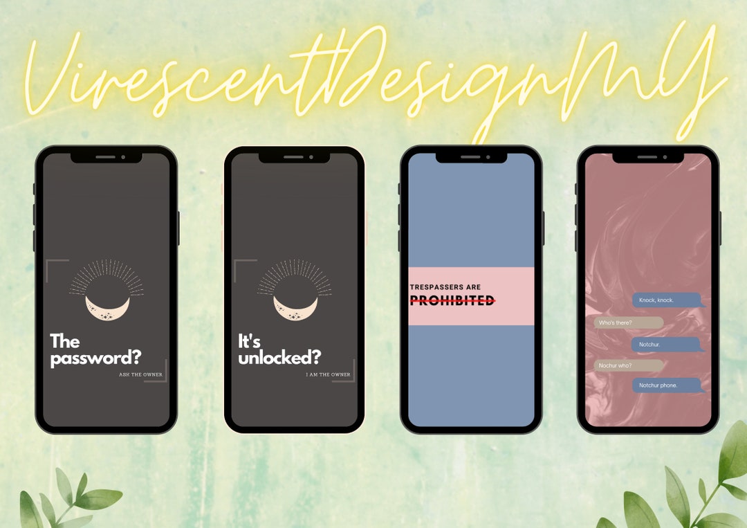 Phone Wallpaper. iPhone & Android. Simple, Secrecy and Privacy. 1 Set ...