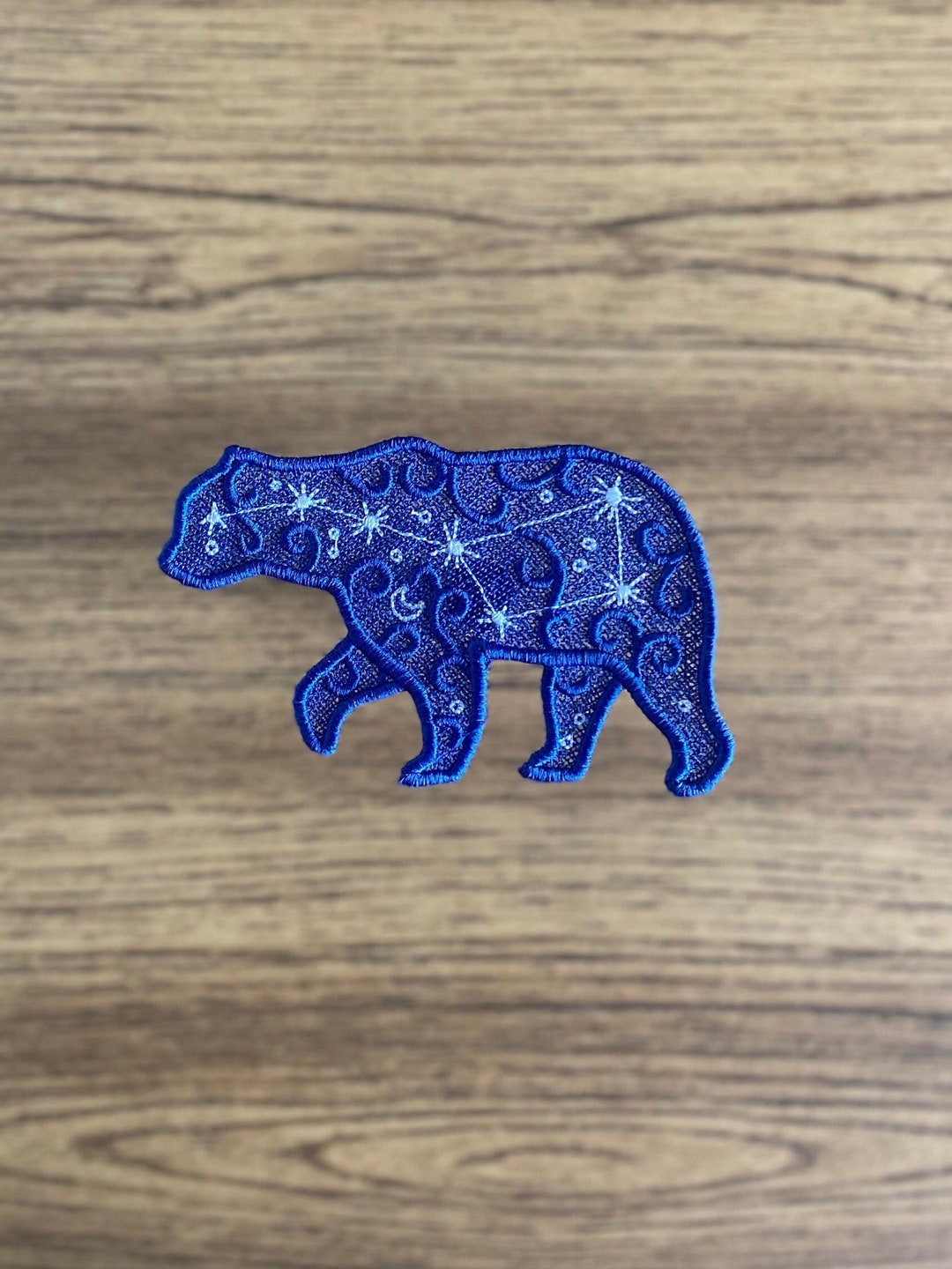 Embroidered Bear Patch: Ursa Major Constellation, Sew-on Applique - Etsy