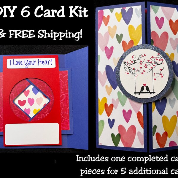 Diy Valentine Card - Etsy