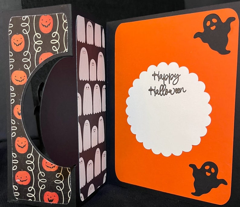 Halloween Flip, DIY 6 Card Kit, Halloween Invitation - Etsy