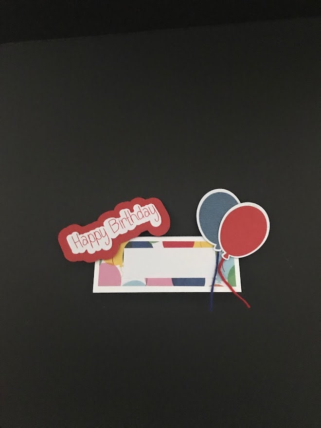 Happy Birthday Place Card Kit, 8 Placeholders, Free Shipping, Birthday ...