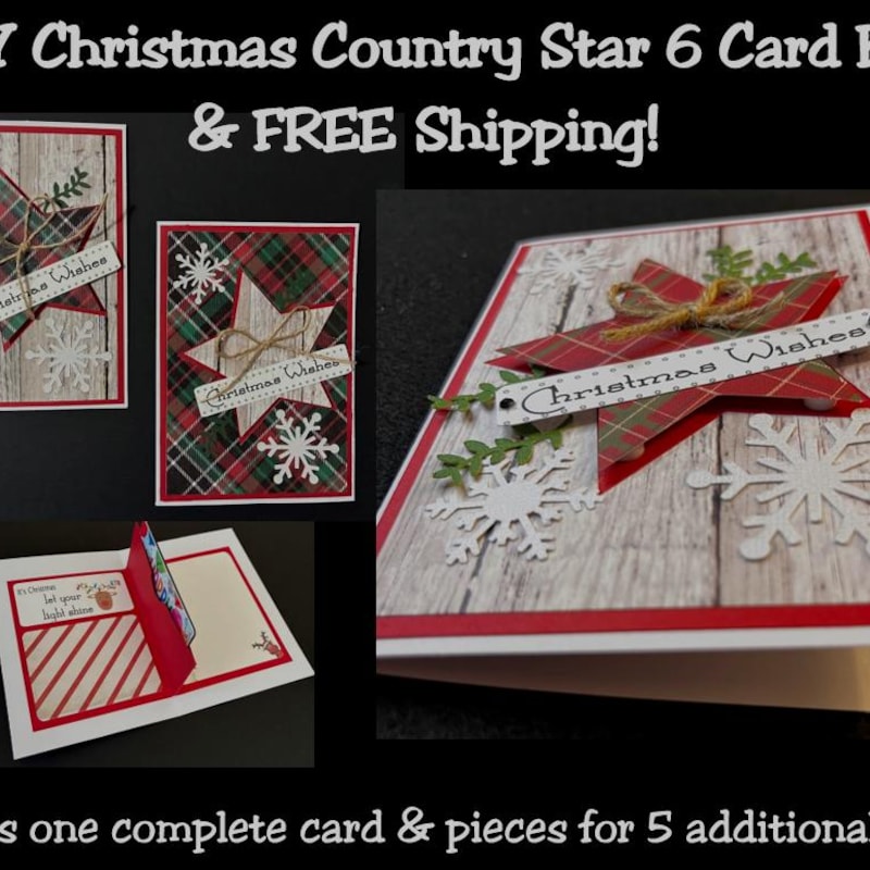 Xmas Card Making Inserts - Etsy