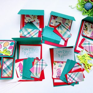 DIY 6 Card Easter Barn Door Card Kit - Etsy