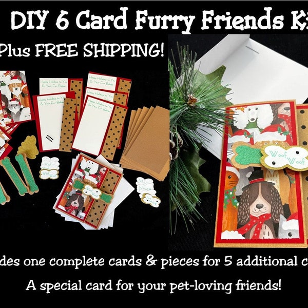 Furry Friends Cards - Etsy