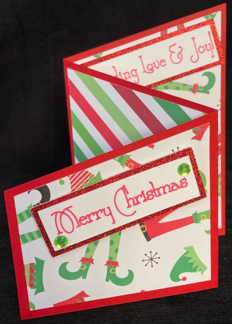 Xmas Variety Trifold DIY 6 Card Kit, Christmas Cards - Etsy