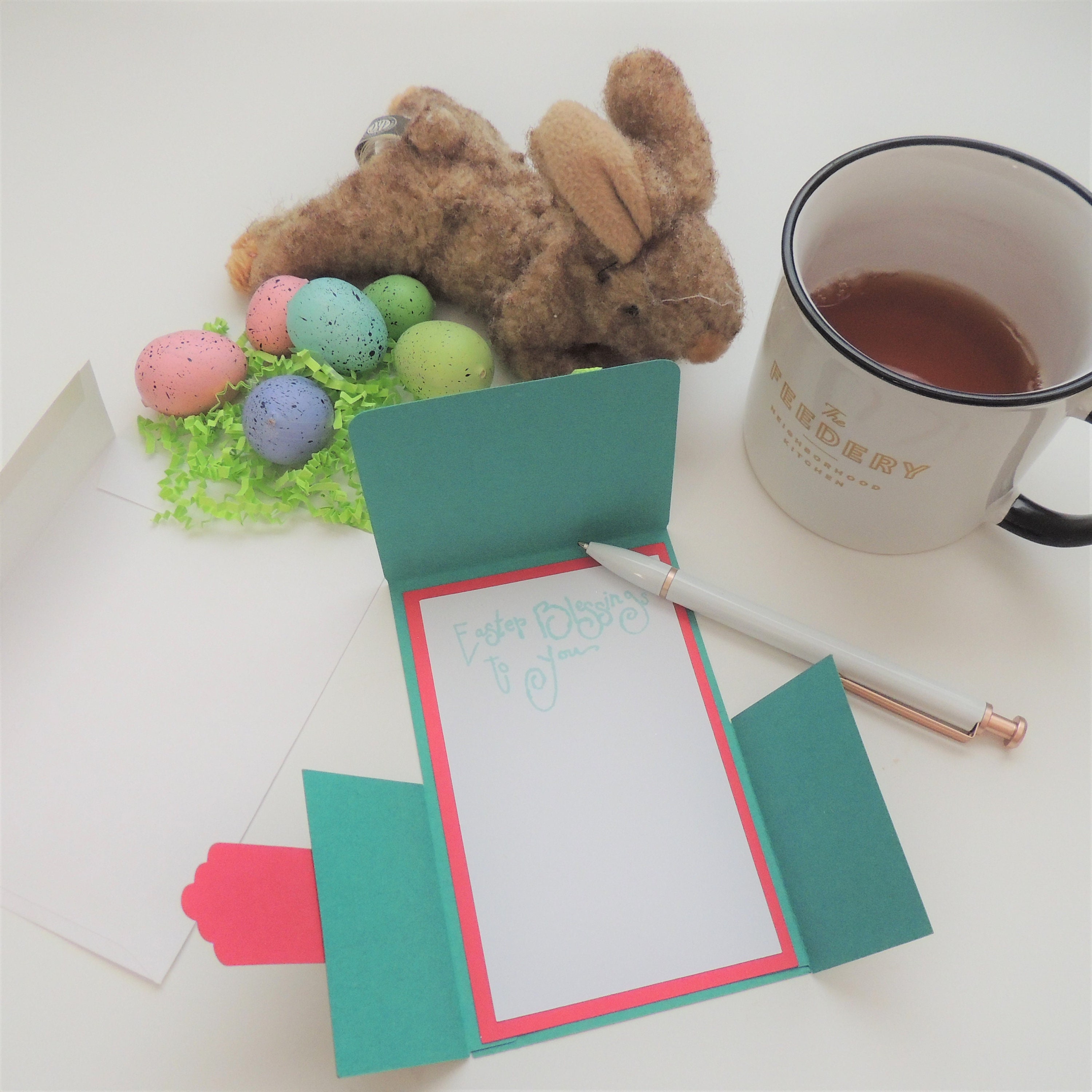 DIY 6 Card Easter Barn Door Card Kit - Etsy