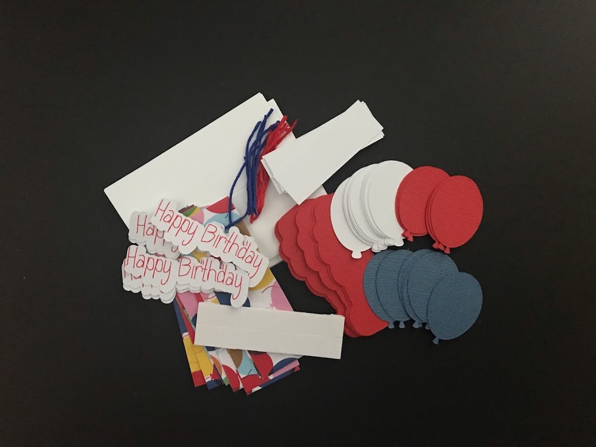 Happy Birthday Place Card Kit, 8 Placeholders, Free Shipping, Birthday ...