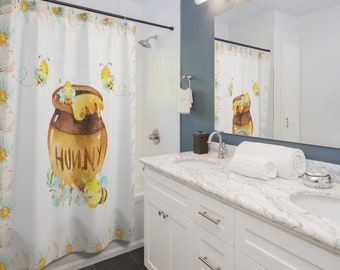 Bumble Bee Shower Curtain - Etsy
