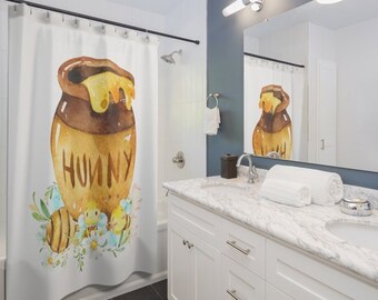 Bumble Bee Shower Curtain - Etsy