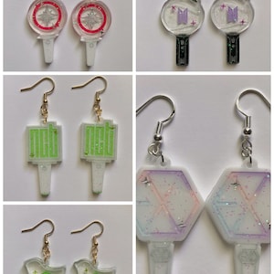 Kpop Lightstick Earrings, Kpop Accessories Dangle Drop Earrings, Kpop ...