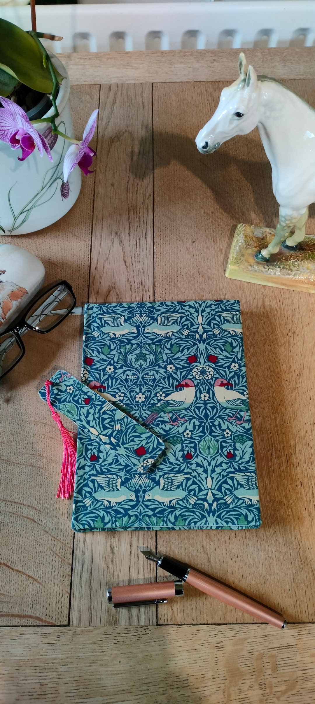 2024 Diary A5 Page per Day Diary William Morris Strawberry - Etsy