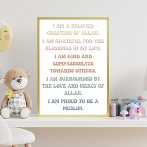 Islamic Affirmations for Kids Printable Digital Download - Etsy