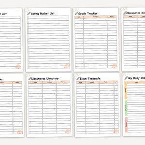 Kids School Planner, Academic Organizer, Student Planner, Back to ...