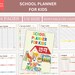 Kids School Planner, Academic Organizer, Student Planner, Back to ...