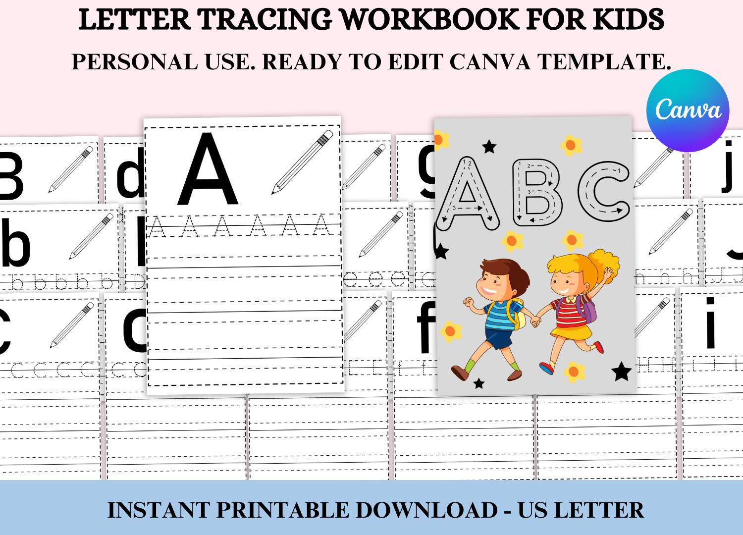 Alphabet Letter Tracing Board, Handwriting Practice, Learning Tool ...