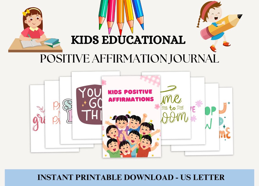 Kids Positive Affirmations Cards, Affirmation Deck Children ...