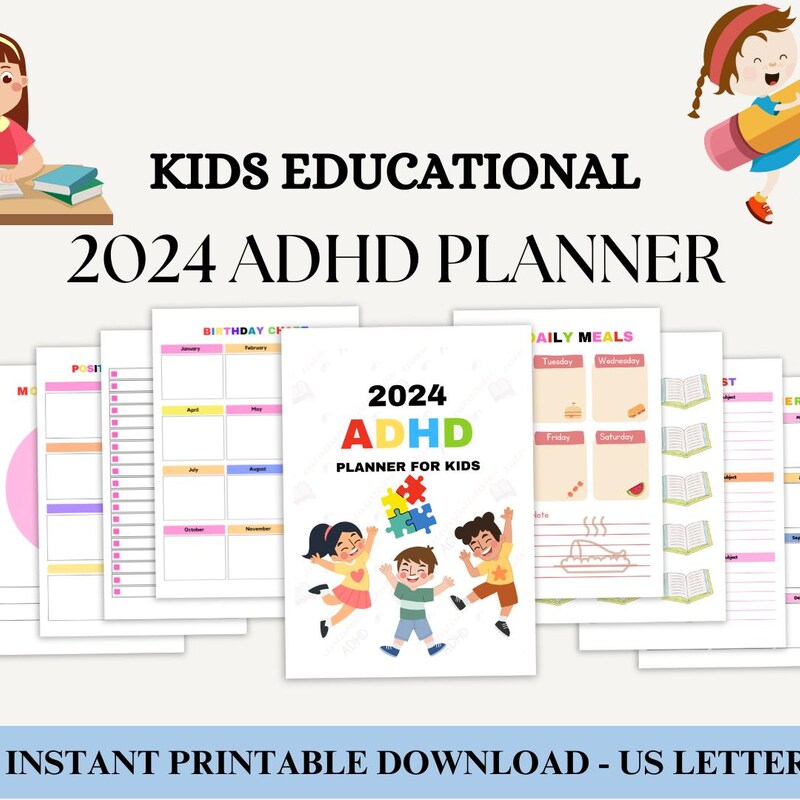 Adhd Planner Printable - Etsy