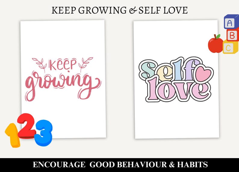 Kids Positive Affirmations Cards, Affirmation Deck Children ...