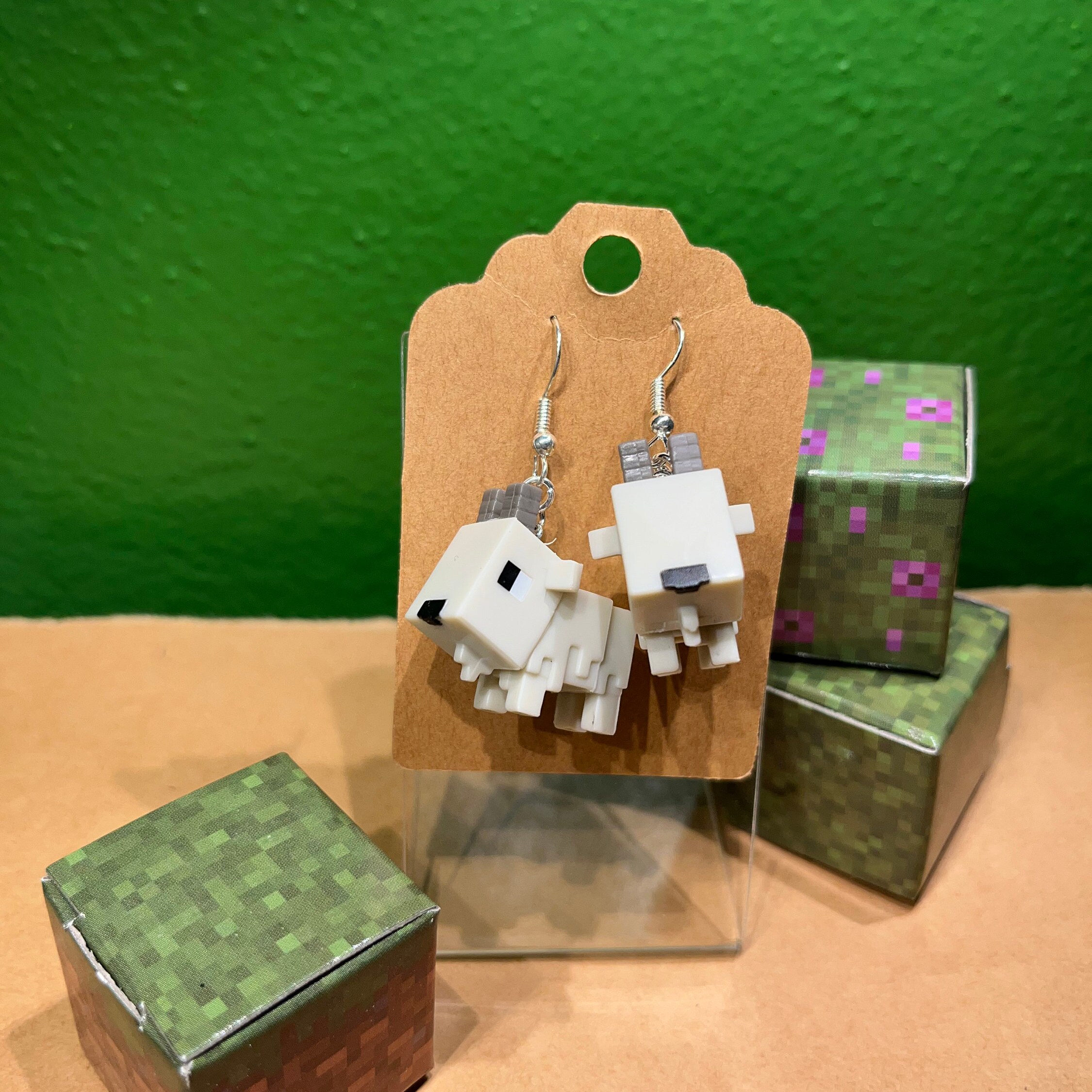 Minecraft Earrings - Etsy