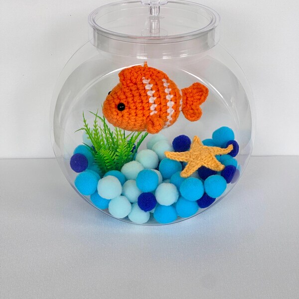 Crochet Fish in Jar - Etsy