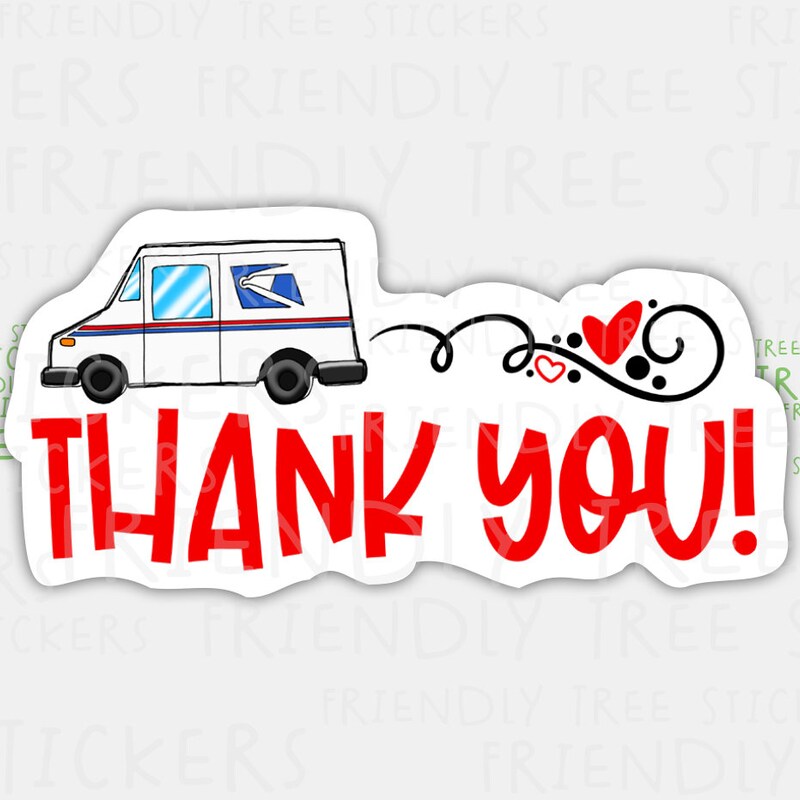 Mail Carrier Decal - Etsy