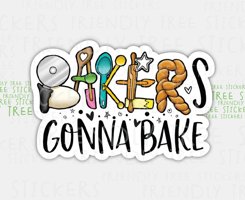 Laptop 3 Cake Baker Sticker Home Baker Sticker Baking Sticker 142 Food ...