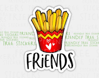 French Fry Decal | Etsy